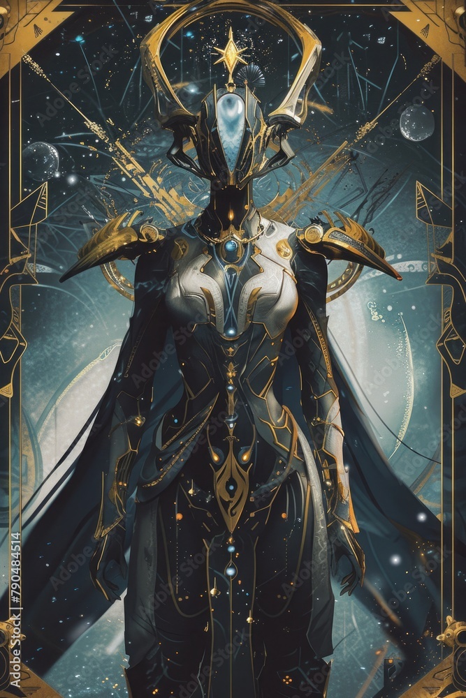 Astral-themed tarot card design unveils cosmic insights 🌌 Unlock the ...