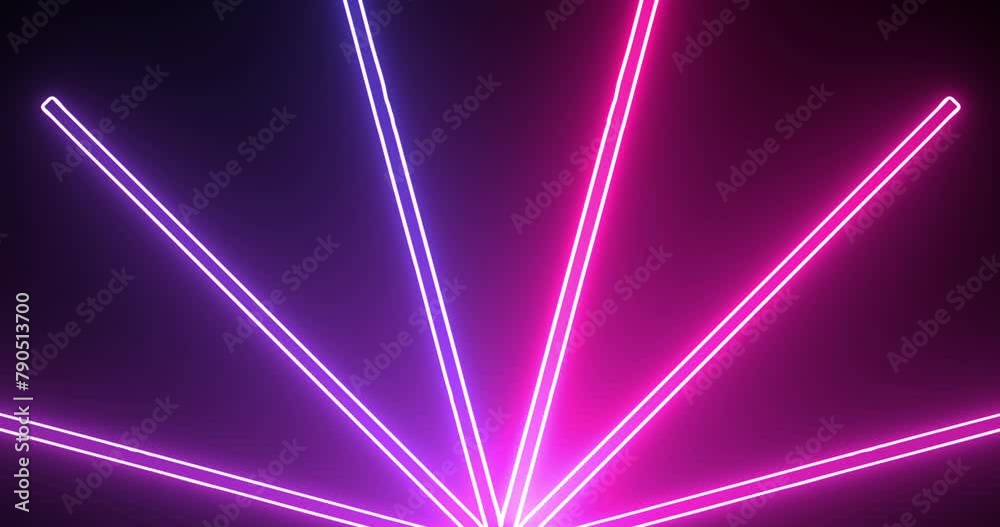 Concert stage light neon color 80s 90s style retro performance overlay ...