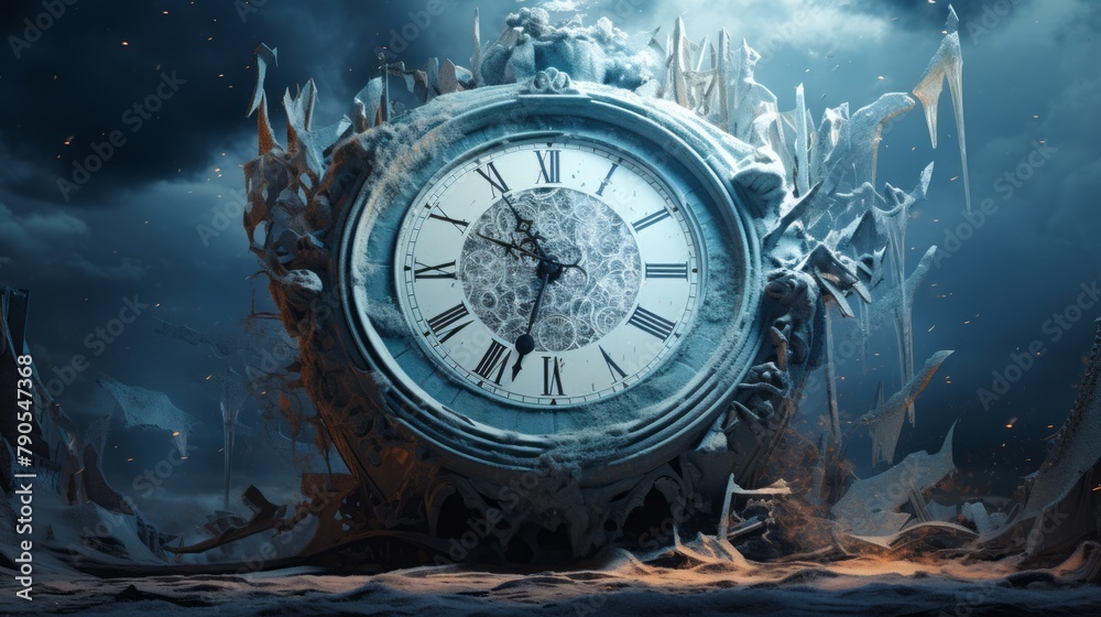 Time travel Technology Background with Clock concept and Time Machine ...