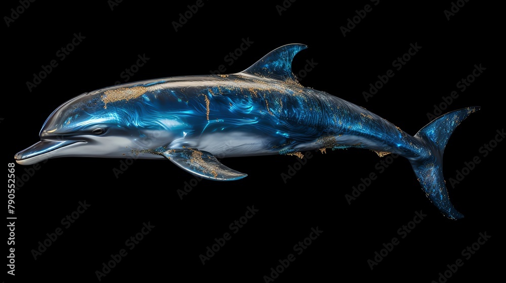 Dolphins, fitted with specially designed echolocation visors, explored ...