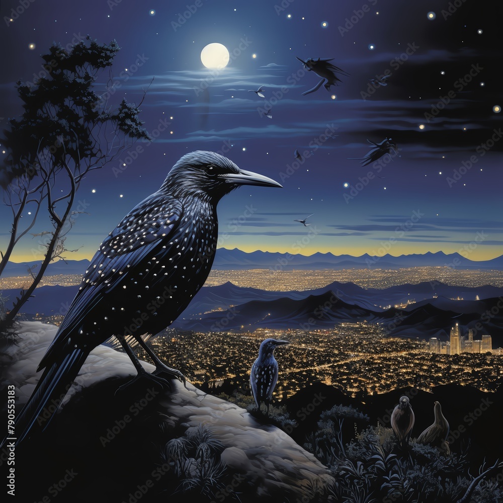 Light pollution disrupted the migratory patterns of birds, who rely on ...