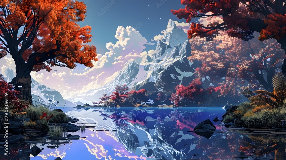 Foretelling Lake An Illustrated Vision of the Future in D and D Styles ...