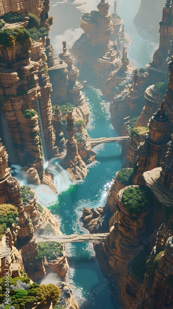 Illustrated River Defying Time A Liquid Timeline of Forgotten ...