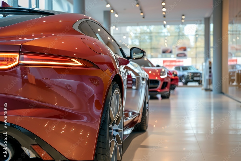 Triangular red retro-reflective sign of accident on the road. Collision ...