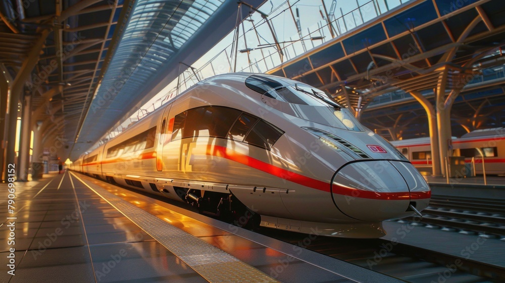 High-speed trains revolutionize transportation with their swift and ...
