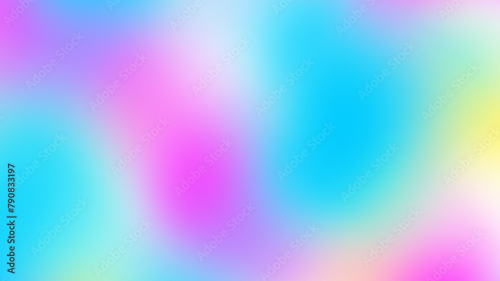 Rainbow colours Blurred transparent gradient background. Transparent ...