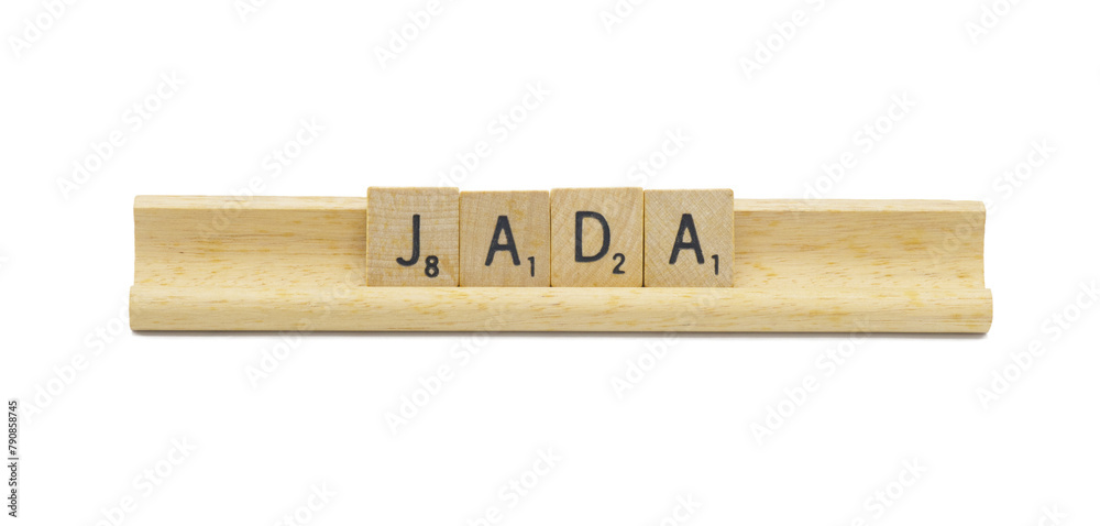 Miami, FL 4-18-24 popular baby girl first name of JADA made with square ...