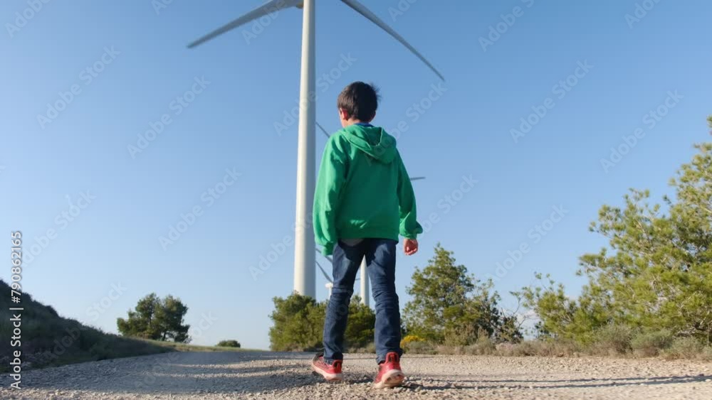 child field wind turbine wind concept sustainability, renewable energy ...