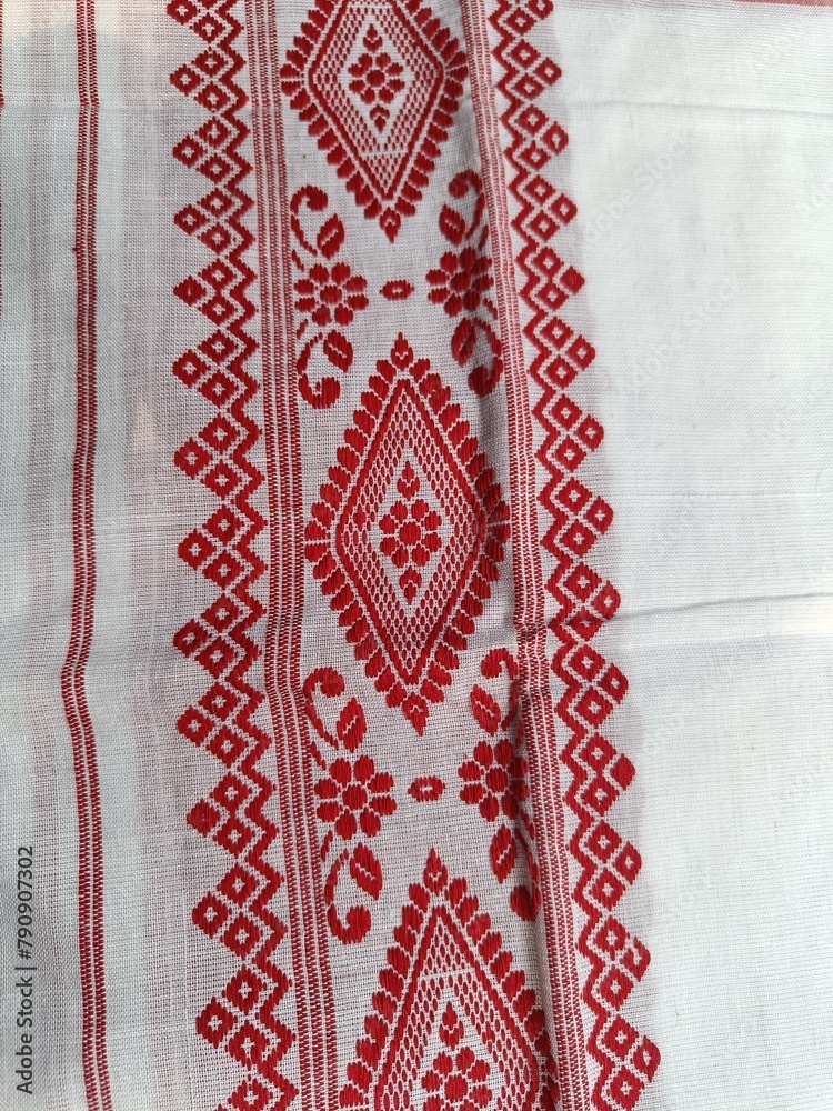 Gamusa, Bihuwan, Assamese Traditional Muffler, Bohag Bihu Magh Bihu ...