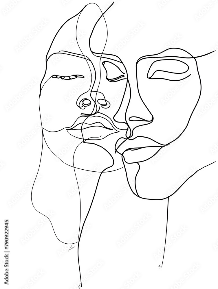 Minimalist Line Art: Simple black and white line drawings or sketches ...