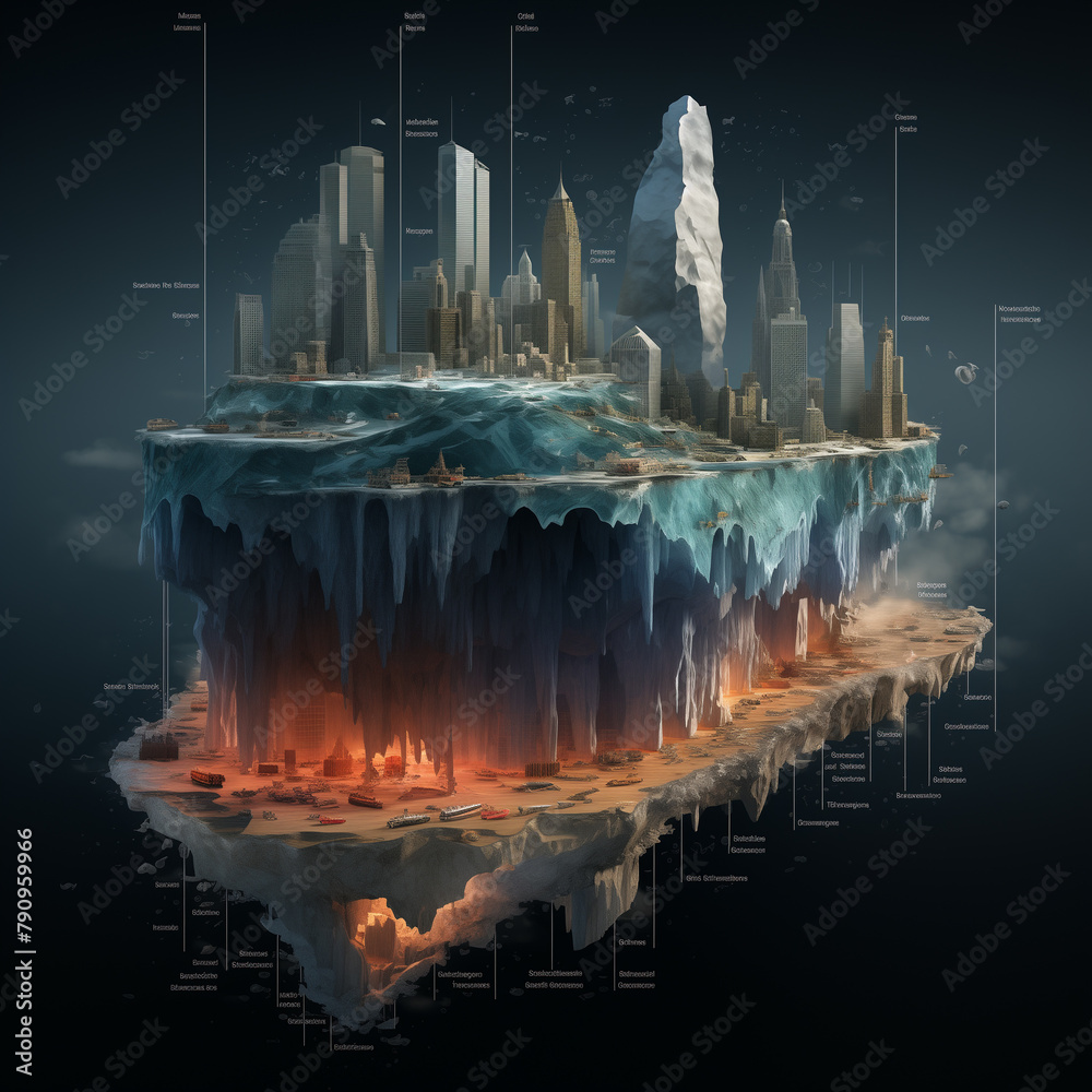 global warming problem Resulting in the melting of the polar ice caps ...