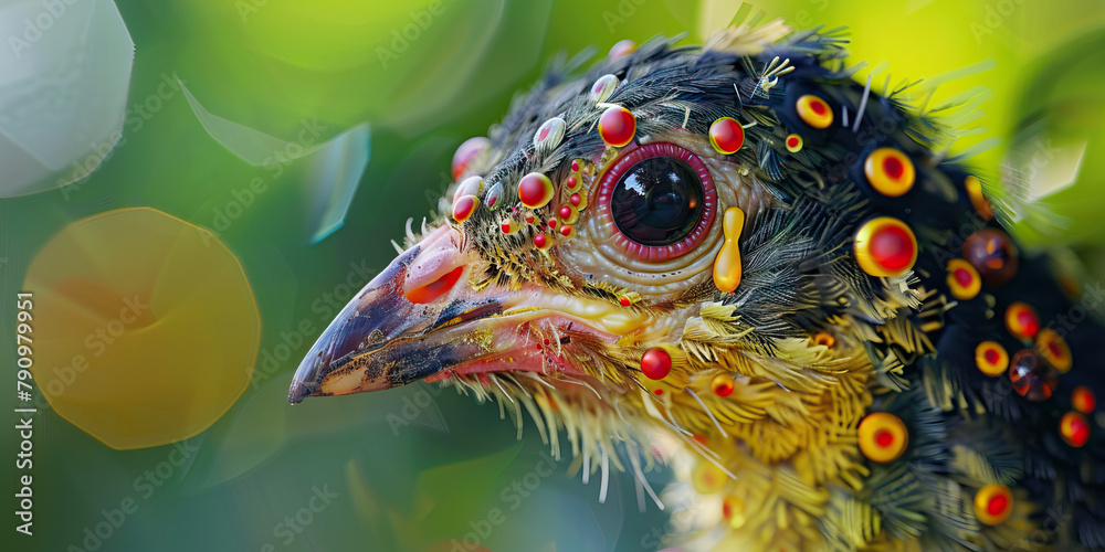 Avian Pox: The Skin Lesions and Difficulty Breathing - Picture a bird ...