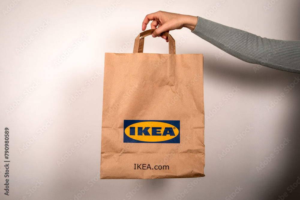 IKEA Paper bag. IKEA is the world's largest furniture retailer and ...
