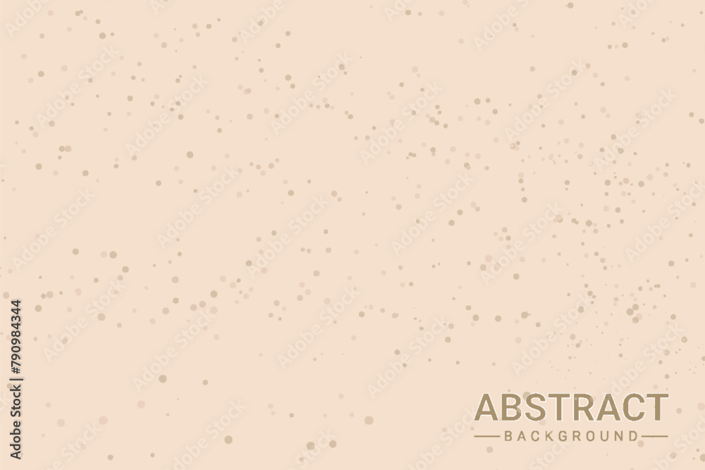 Simple cream abstract background with dots vector suitable for report ...