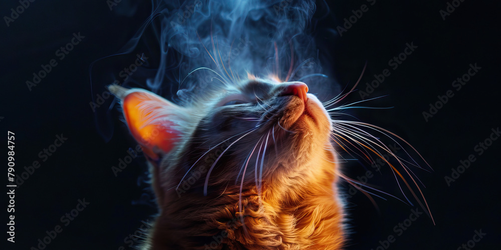 Feline Asthma: The Coughing and Labored Breathing - Imagine a cat with ...