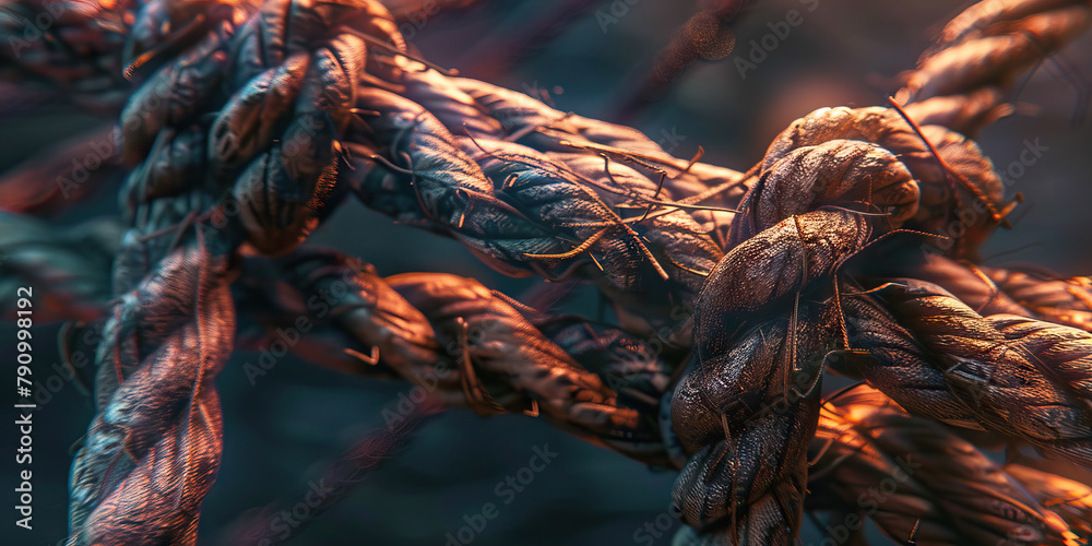Frustration: The Tangled Rope and Knots - Imagine a tangled rope with ...