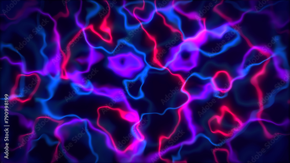 Abstract blue gradient, pink blue, purple background with liquid ...