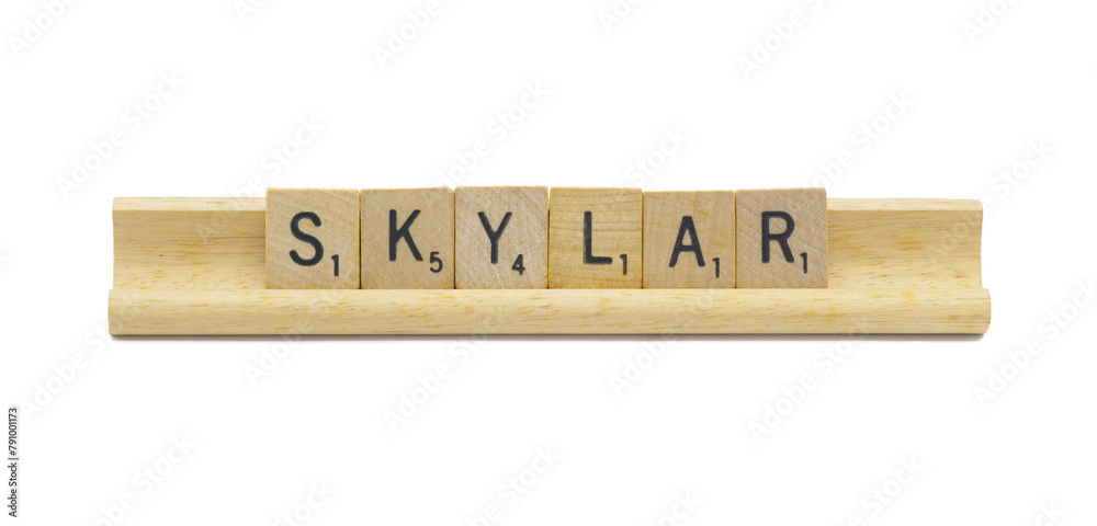 Miami, FL 4-18-24 popular baby girl first name of SKYLAR made with ...