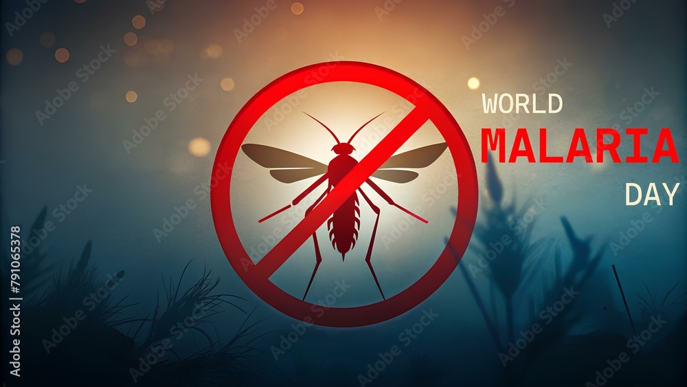 Malaria Awareness Banner Design for Public Health Campaign, with the ...