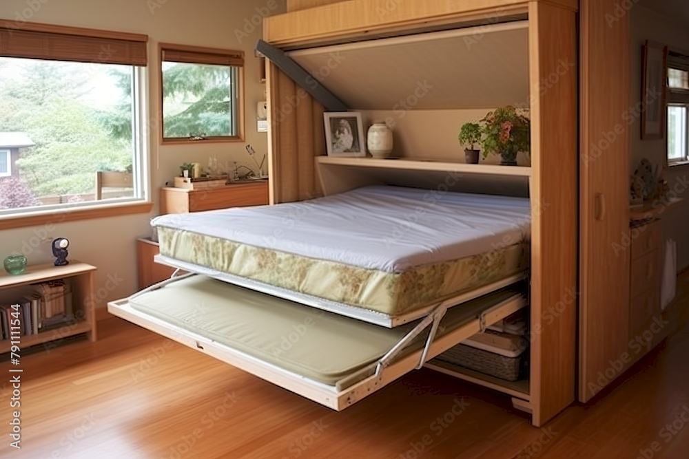 Space-Saving Secrets: Pull-Down Bed and Murphy Bed Ideas for Tiny ...
