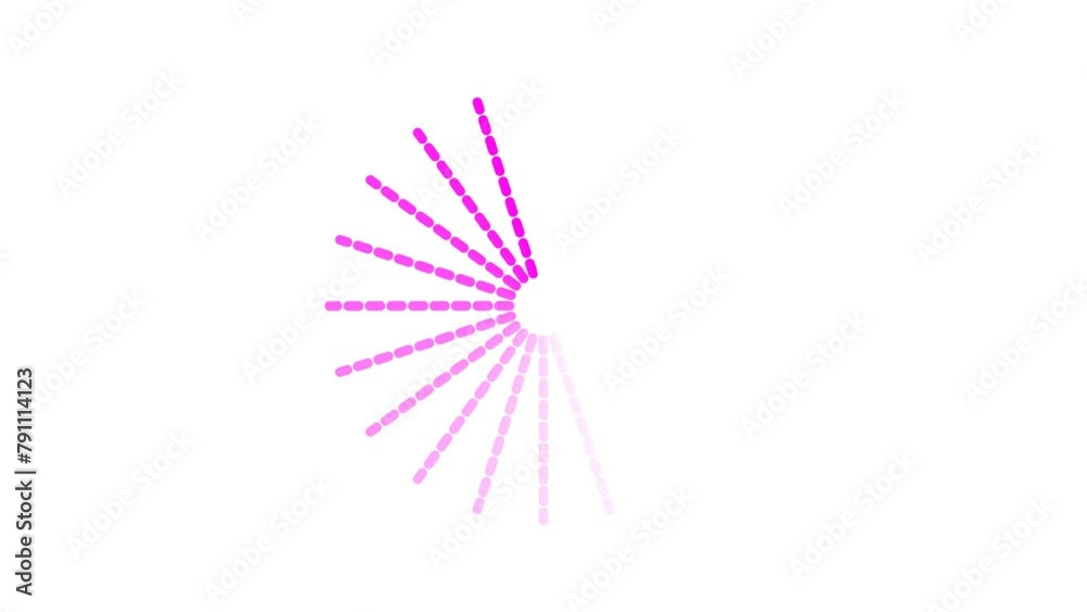 Loading progress. Loading circle animation Icon on transparent ...