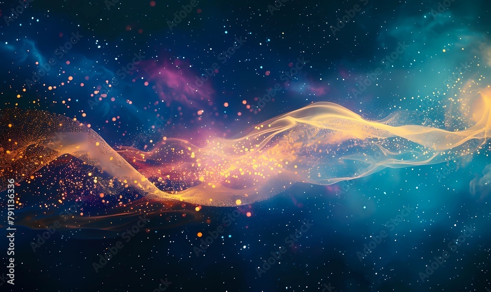 Dynamic interplay of starlight and cosmic particles in deep space ...