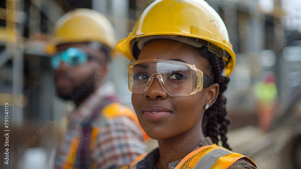 Breaking Gender Norms: Female Engineer Takes Charge at Construction ...