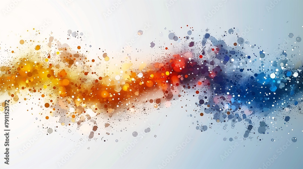 brightly colored abstract background wave paint flares color smoke ...