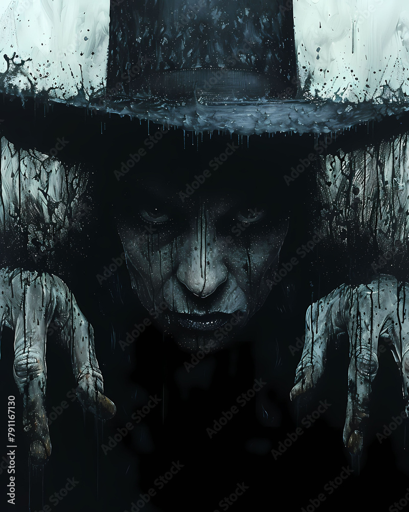 Destitute Woman in 17th Century London, Conte Drawing, Weathered Face ...