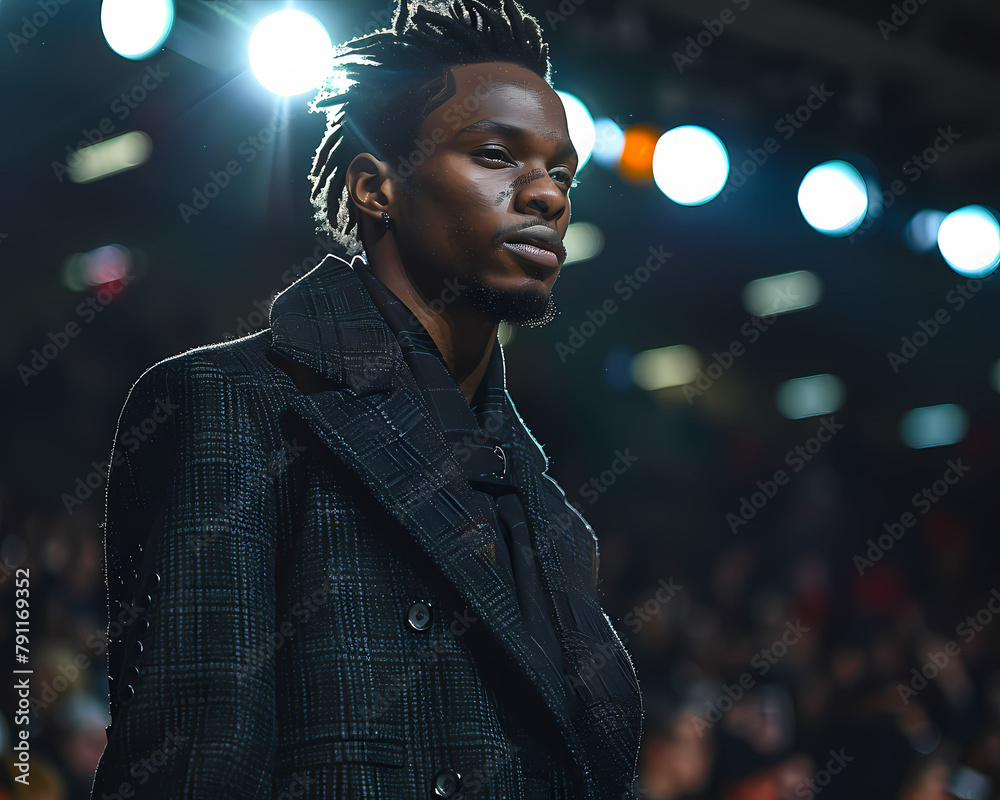 Dynamic Art: Striking Sensuality of 35-Year-Old Male Model Walking the ...