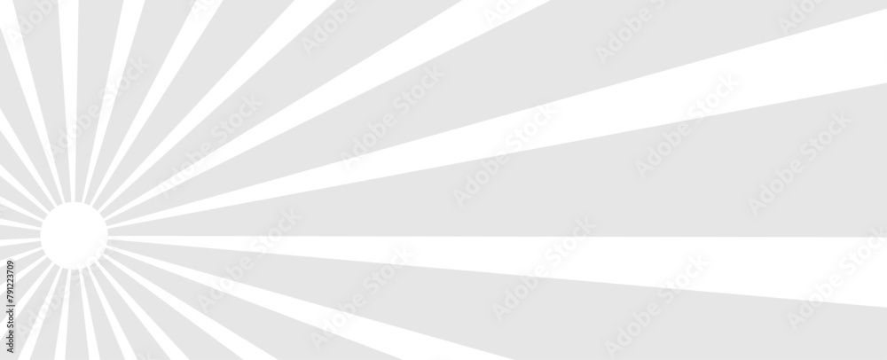 Transparent Sun ray background. Radial beam sunrise or sunset light ...