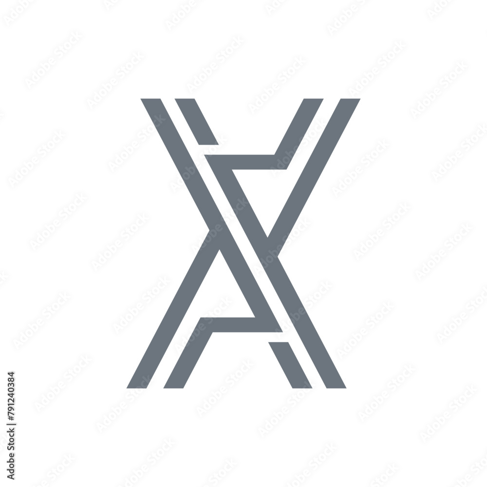 Monogram X. Design vector X logo. Monogram initial letter mark X logo ...