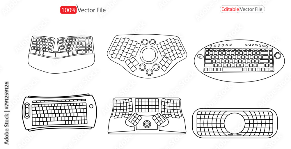Smartphone keyboard in light and dark mode. Keypad alphabet buttons in ...