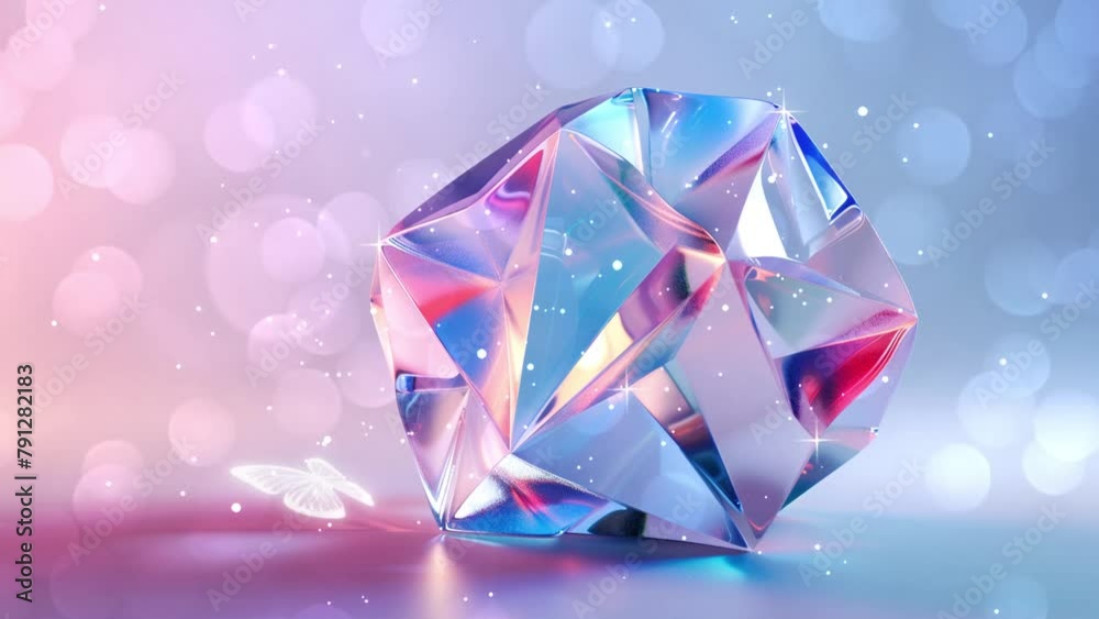 geometric design background. realistic render of an irregular ...