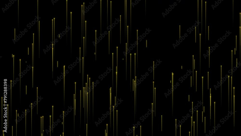 Gold rising particles on dark gradient background Luxury golden ...