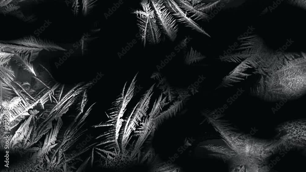 Frozen overly video effect Black background screen overlay 4K freez ...