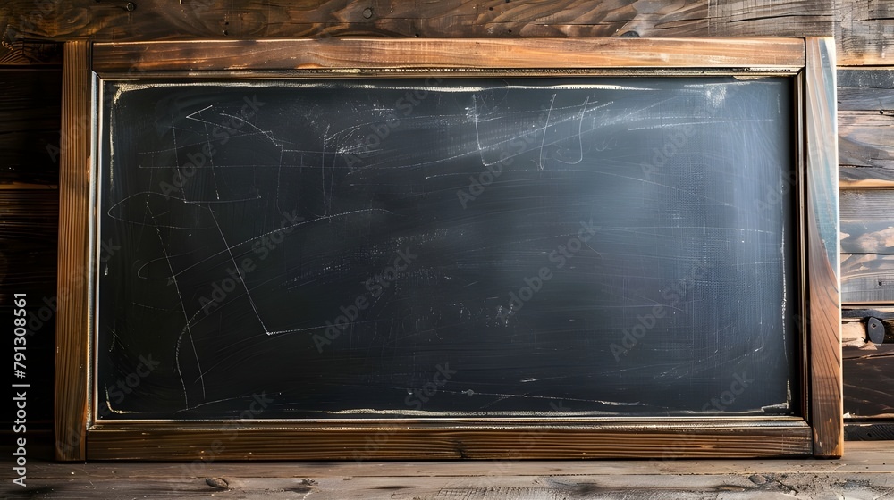 School blackboard background. Template. Mockup, education and back to ...