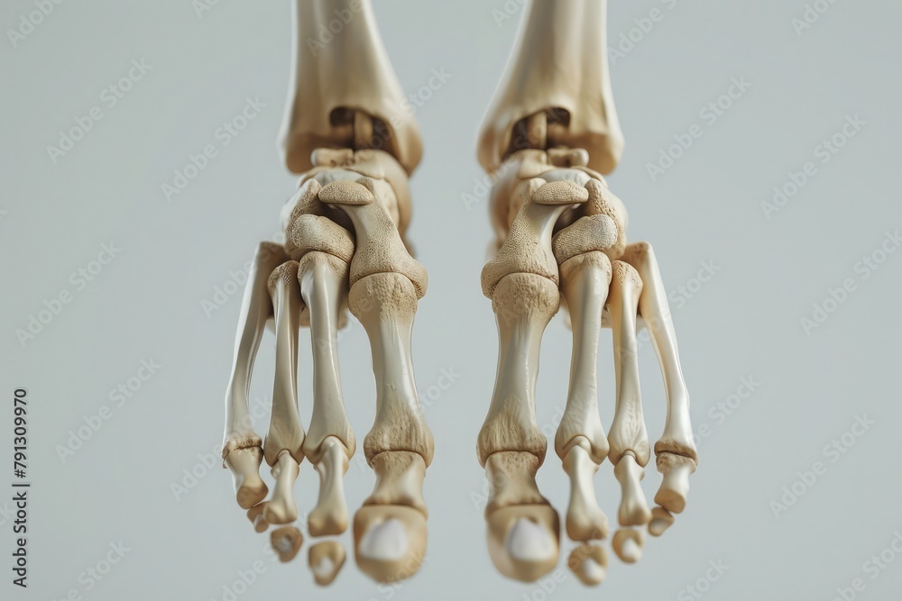 Human Skeleton System Tibia and Fibula Bone Joints Anatomy Stock Photo ...