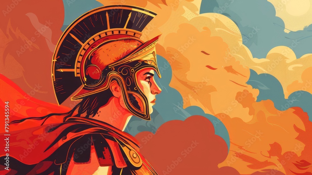 Athena Athene an ancient Greek goddess associated with wisdom, warfare ...