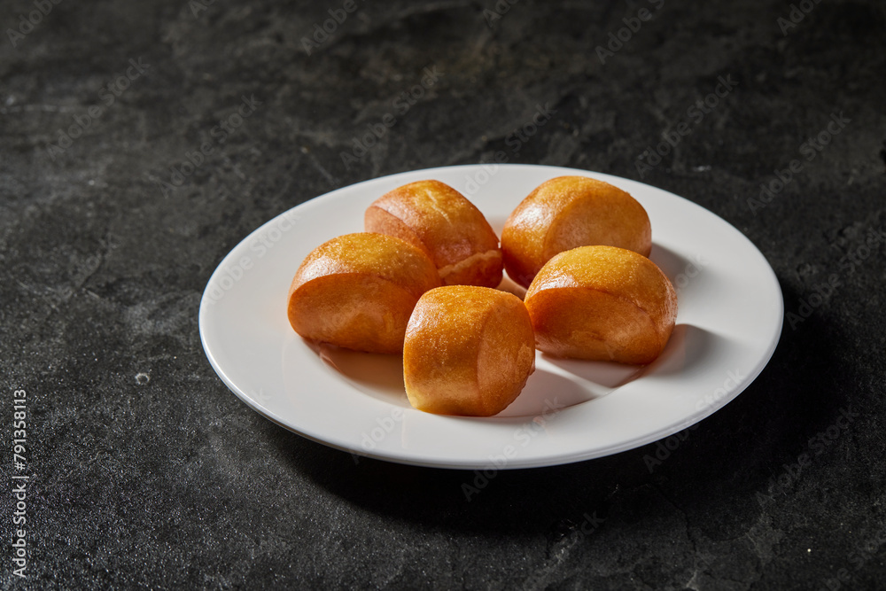 asian deep fried crispy fresh mini lava cheese salted egg yolk custard ...