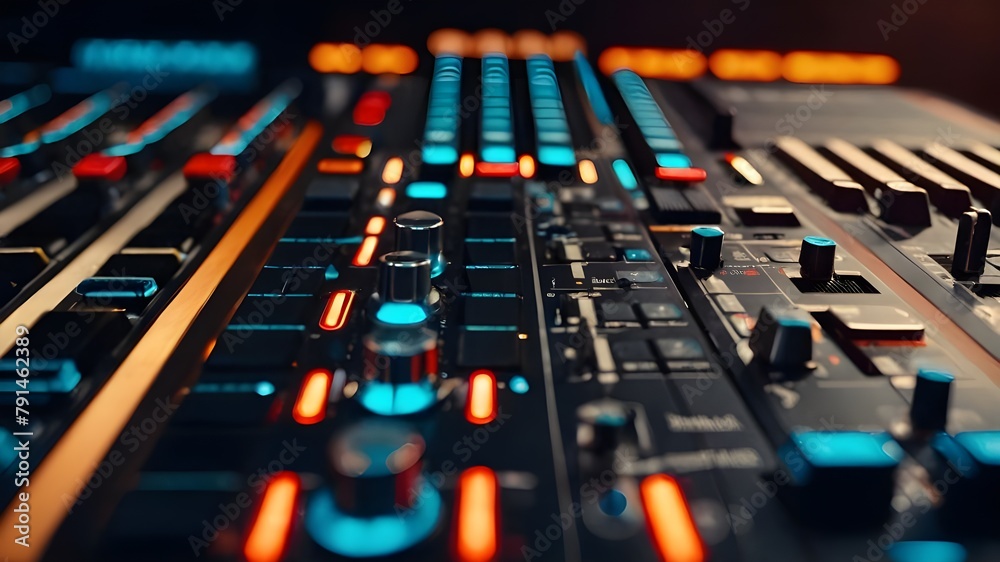 Graphic Background with Musical Instruments, Beautiful Graphic ...