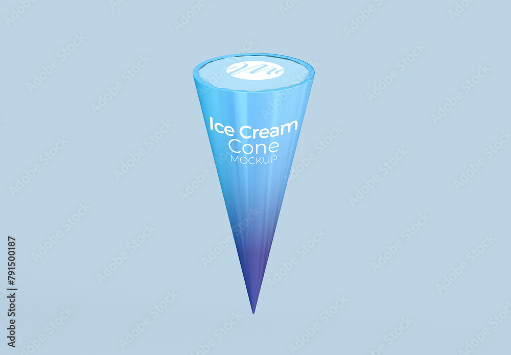 Ice Cream Cone Mockup Stock Template Adobe Stock