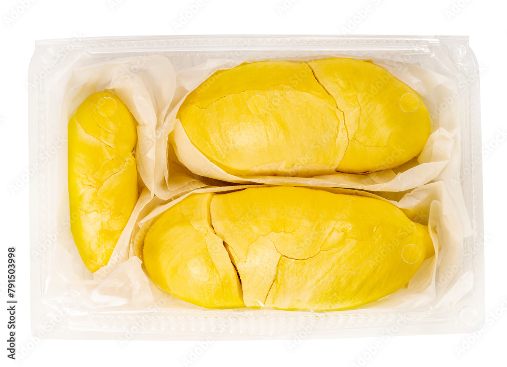 Durian king of fruit, tropical fruit on Packaging ready to eat, Ready ...