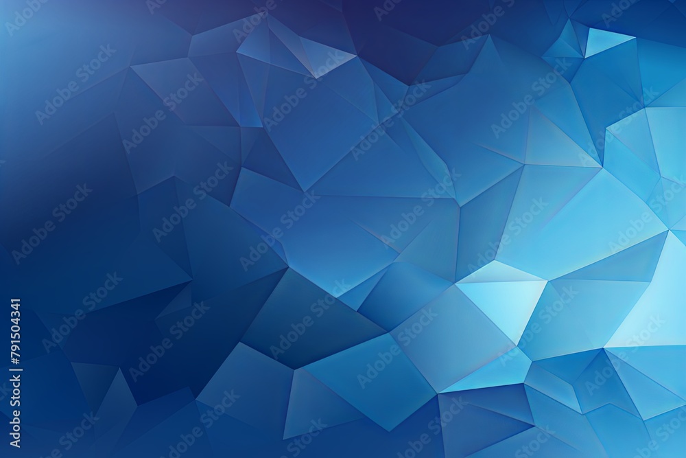 Navy Blue abstract background with low poly design, vector illustration ...