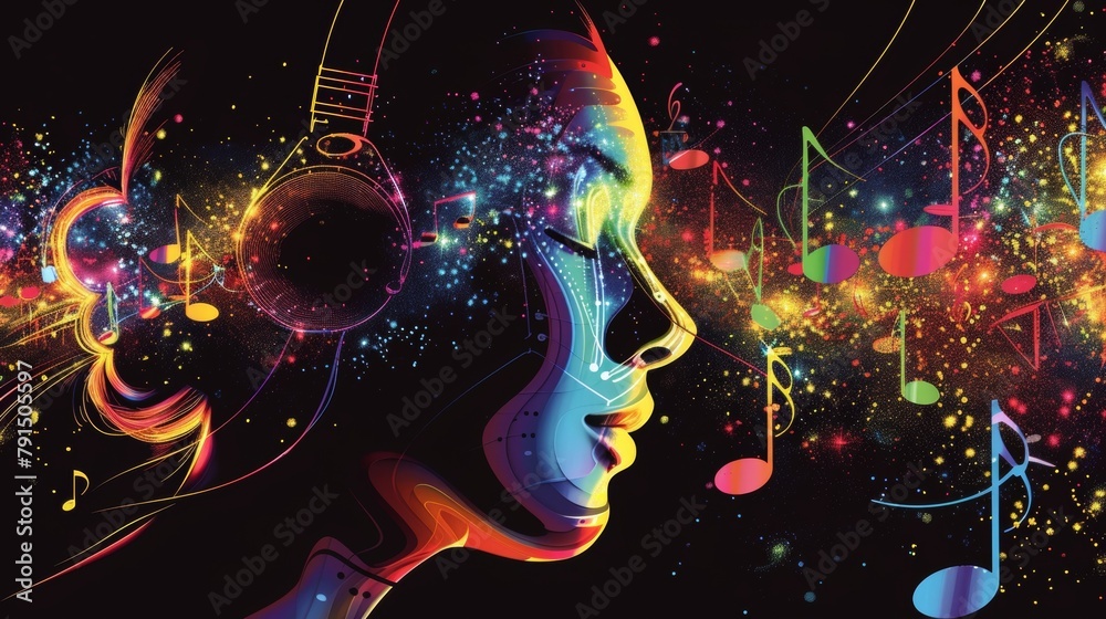 A graphic representation of how different genres of music can impact ...