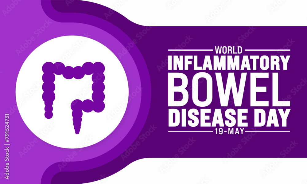 May is World IBD Day or World Inflammatory Bowel Disease Day background ...