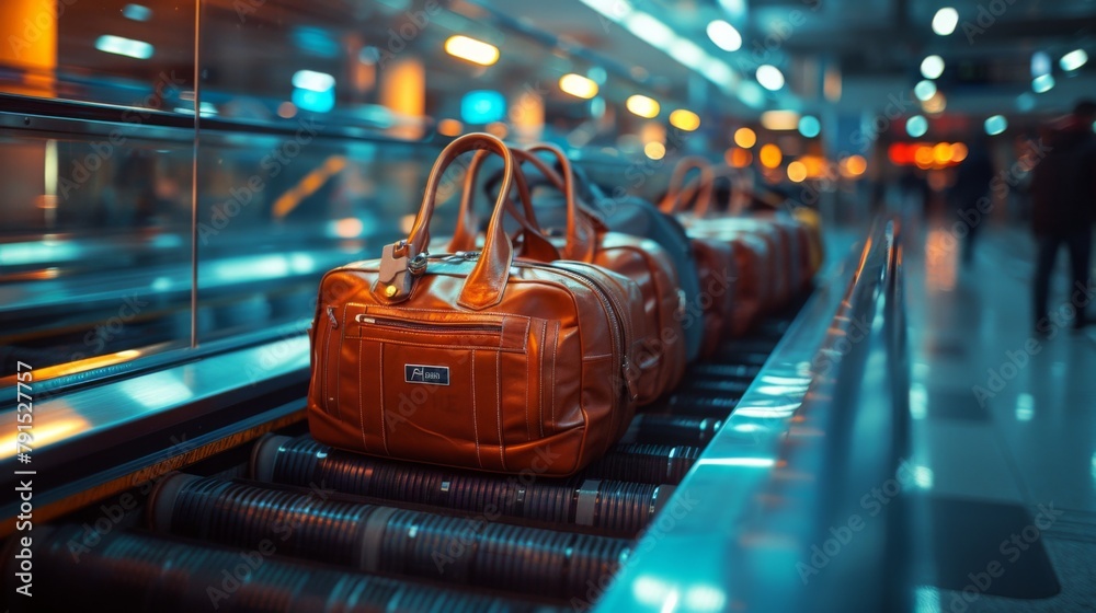 Depict the role of bag tags and tracking systems in ensuring the ...
