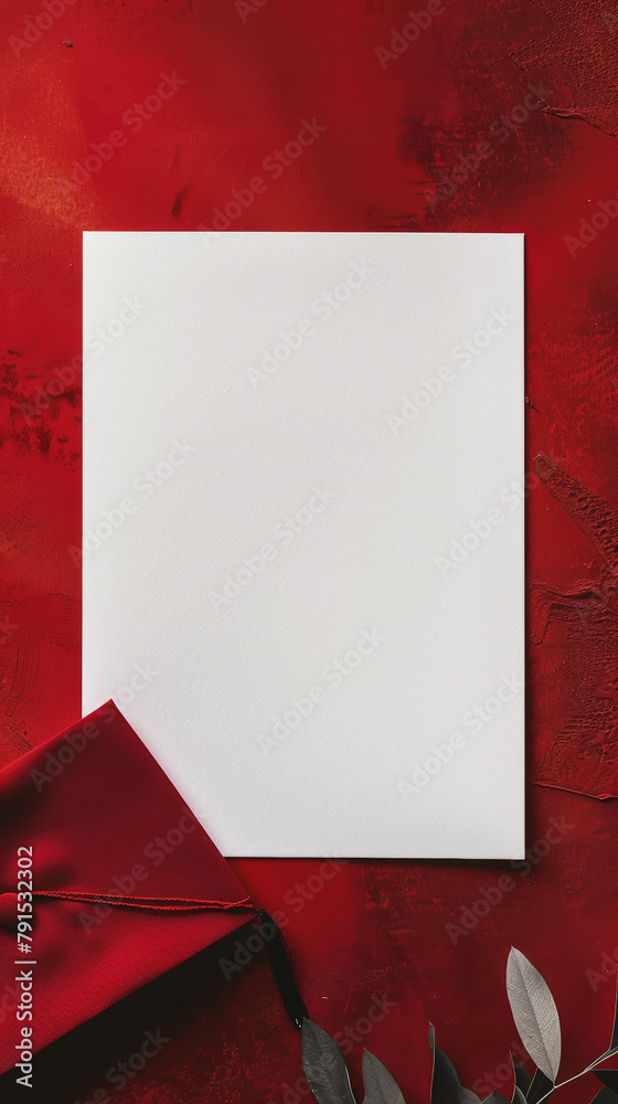 Minimalist aesthetic invitation template for graduation, empty white ...