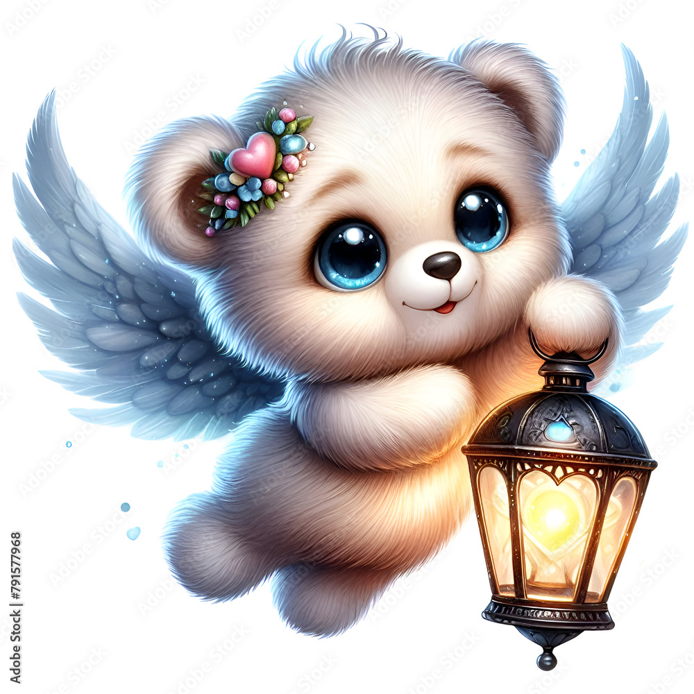 Watercolor Teddy Bear Clipart, Love Teddy Bear Clipart, Custom Cute ...