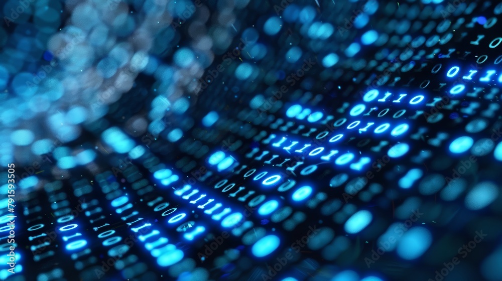 Wallpaper Of Binary Code Concept Pattern And Big Data Structure Net And Source Codeabstract
